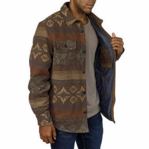 Jachs | Jackets & Coats | Jachs Southwestern Aztec Shirt Jacket Shacket ...
